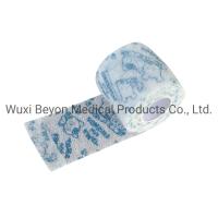 China Cohesive Flexible Bandage Wrap Equine Pet Printed Self-Adhesive Tape for sale