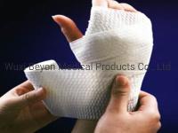 China Orange Elastic Cotton Cohesive Bandage Sports Stretch Cohesive Tape for sale