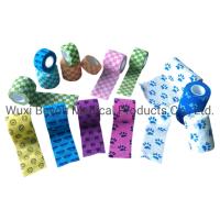 China Vet Co-Flex Self Adhesive Bandage Wrap Boots Animal Healthcare Elastic Bandage for sale