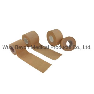 China Trainers Athletic Tape Beige Black Color Strapping Prevent Strains And Sprains for sale