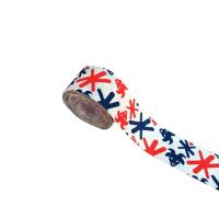 China Ankle Wrist Knee Protection Prevent Sprains Strains Adhesive Athletic Tape 3.8cm 1.5in Patterned Prints for sale