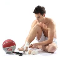 China White 100% Cotton Sports Grip Tape Knee Ankle Wrist Hand Protection for sale
