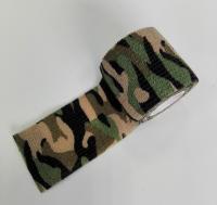 China Printed Oem Camo Co Flex Self Adhesive Bandage Wrap Outdoor Elastic Bandage for sale