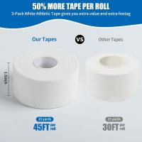 China Athletic Joints Protection Sports Tape White Color Elbow, Wrist, Finger, Ankle, Feet for sale