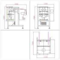 China Stainless Steel 304 Vertical Form Fill Seal Machine 520mm Width 60bpm Speed CFP-SV500-A for sale