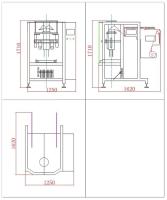 China CFP-SV600-A Vertical Form Fill Seal Machine 620mm Width 60 BPM for Free Flow Granulars for sale