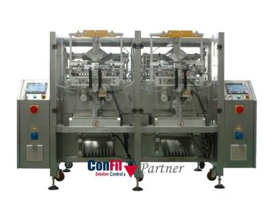 China CFP-SV500Twin Vertical Form Fill Seal Machine - 520mm Film Width, 120bpm Twin Packing System for sale