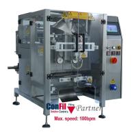 China CFP-SV400-B Vertical Form Fill Seal Machine with 420mm Film Width and 100 BPM Speed - Servo Control Packaging System for sale