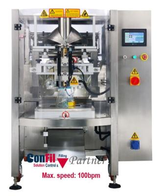 China CFP-SV500-B Vertical Form Fill Seal Machine 550Kg with 520mm Film Width and 100bpm Speed for sale