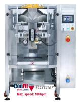 China Stainless Steel 304 Vertical Bagging Machine 620mm Film Width 100 BPM Servo Control CFP-SV600-B for sale