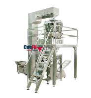 China 100bpm Vertical Form Fill Seal Machine with 10-16 Head Multihead Weigher for VFFS Packaging Line for sale