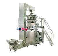 China 100bpm Vertical Form Fill Seal Machine with 10-16 Head Multihead Weigher for VFFS Packaging Line for sale