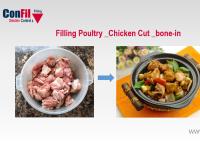 China Frozen Diced Chicken 14 Head Multihead Weigher 1000gram Waterproof for sale