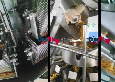 China Screw Feeding Multihead Weigher for Pickles & Vegetables - 14-16 Heads, 12-1200g Range, 60-85 Cycles/Min for sale