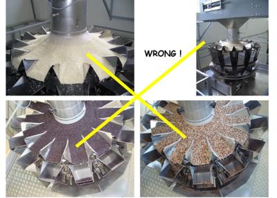 China 5000 Gram Multihead Weighing Machine Multihead Weigher for Couscous Grains Cereals 2.5kg Bulk Filling for sale