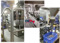 China 14 Head Rotary Vacuum Packaging Machine for Meatball Frozen Food - 40 Pouches/Minute Capacity, 500g Target Weight for sale