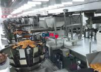 China Multihead Weighing Machine for Snacks with Spices - 10-14 Heads, 1.6L Hopper, 65-110 Cycles/Min Speed, ±1.5g Accuracy for sale