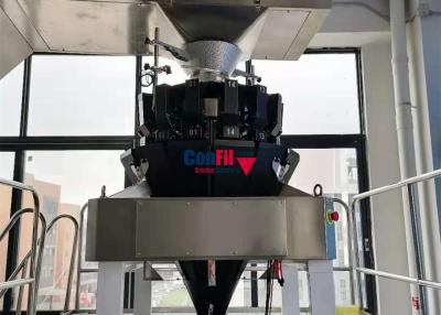 China 10-Head Automatic Multihead Weigher for Grated Cheese - 100-1000g Range, 2.5L Hopper Capacity, IP65 Rated for sale