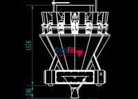 China 700kg Automatic Multihead Weigher with 14 Heads and 3 Liter Hopper Capacity for Industrial Packaging for sale