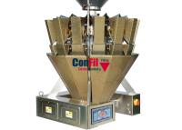 China 200gram Multi Head Packing Machine 14 Head Weigher Filling Machine Embossed Surface for sale