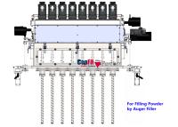 China 10 Lanes Vertical Form Fill Seal Machine for Powder Granular Liquid - 1000mm Film Width, 180mm Pouch Length for sale