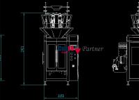 China 900 KG 12 Head Vertical Form Fill Seal Machine with Multihead Weigher - 60 Bags/Min Speed - Pneumatic Sealing for sale
