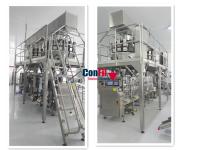 China 10 Head 500g Vertical Form Fill Seal Machine with Double Weigher - 60 Bags/Minute Capacity for sale