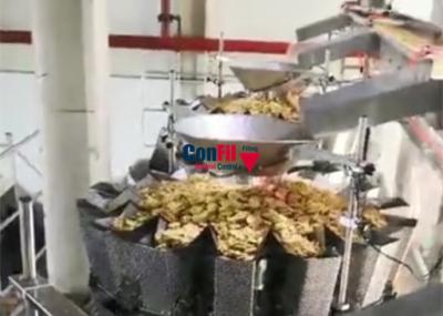 China 10-Head Automatic Weighing Packing Machine for Pancakes Bakery - 80 Bags/Min VFFS Packaging Line for sale