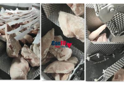 China 10kg Frozen Chicken Fillet Multihead Weigher Pouch Packing Machine 14 Head for sale