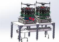China 14 Head Multihead Weigher Packing Machine for Sticky Marinated or Fresh Food 80 Bags Per Minute for sale