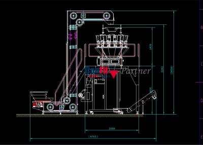 China Multihead Weigher Packaging Machine for Roasted Nuts Cashew Nuts 80 Bags per Minute VFFS System for sale