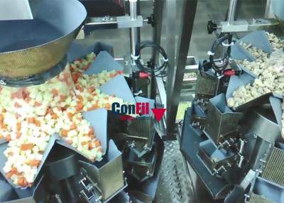 China 60 Bags/Min Rotary Vacuum Packaging Machine with IP65 Rating for Ready Meal and Marinated Food Packaging for sale