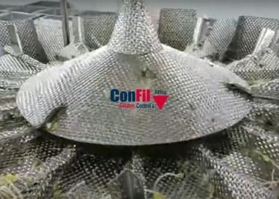 China Multihead Weigher Packing Machine for Bean Sprout Traysealer Packing System for Vegetable EMAP for sale