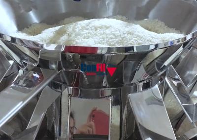 China Multihead Weighing Machine Multihead Weigher for Rice Cereals Grains Waterproof Filling Machine for sale