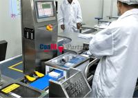 China 100g Checkweigher Machine with 0.01g Precision and 96 m/min Speed for Food and Chemical Industries for sale