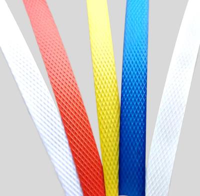 China Custom Printing Pp Packing Strap Embossed Polypropylene Strapping Band for sale
