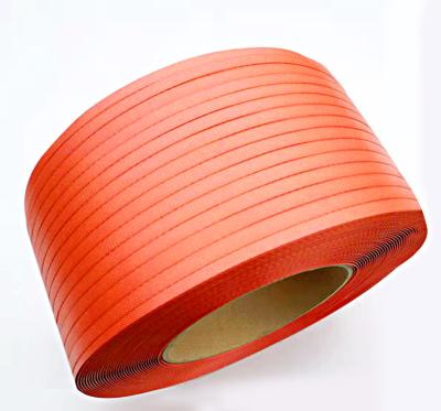 China Custom Color PET Strapping Band 16mm x 0.8mm Plastic Steel Strap for Pallet Packing for sale