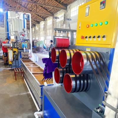 China 350kg/H PET Strapping Production Line for Recycled Flakes Band Extrusion Machine for sale