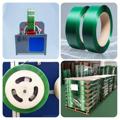 China 25mm PET Strapping Belt with 1000kg+ Pull Force for Industrial Packaging Applications for sale