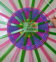 China 55mm Single Screw Two Colors Wicker Rattan Making Machine | 30-50 kg/h Output | PE/PP Plastic Extrusion Line for sale