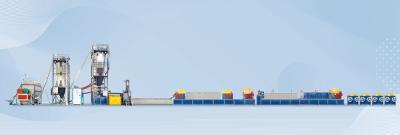 China 400kgs/H PET Strap Making Machine 125MM Screw Diameter Extrusion Line for sale
