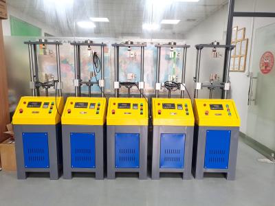 China 20KN Tensile Testing Machine for PET PP Strapping Band - 0.5 Grade Accuracy, 600mm Stroke, Servo Motor Ball Screw Drive for sale
