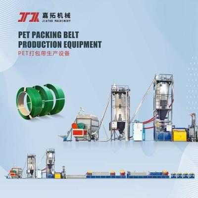 China High Speed PET Plastic Steel Strapping Production Line 100-600 kg/h Extrusion Capacity 4 Straps for sale