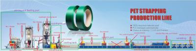 China Auto Packing Plastic Strap Making Machine CE ISO PET Strap Extrusion Line With PLC for sale