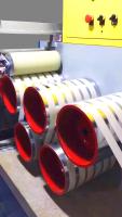 China Fully Automatic 4 Output PET Strap Manufacturing Machine 400-450KGS/H for sale