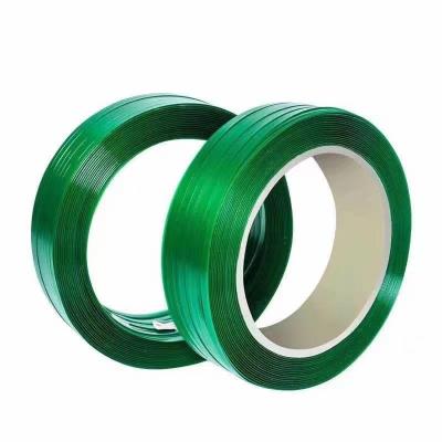 China Custom Color PET Strapping Rolls 9-32mm Width 0.3-1.2mm Thickness Strong Durable Plastic Steel Packing Strap for sale