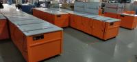 China Semi Automatic Carton Box Strapping Machine 2.5 Seconds Per Strap 110V 220V for sale