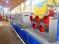 China PP Strap Making Machine Twin Screw 90-135mm 2-8 Tapes 120-480 kg/h Extrusion Capacity for sale