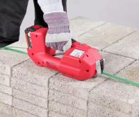 China Handheld Electric Baler 400KG Tightening Force Box Strapping Machine 18V Lithium Battery for sale