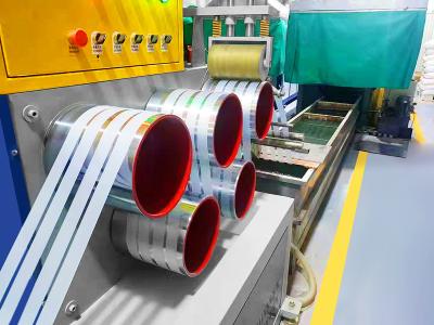 China Servo Motor PET Strapping Band Winding Machine 406mm Paper Tube 220V Automatic Winder for sale
